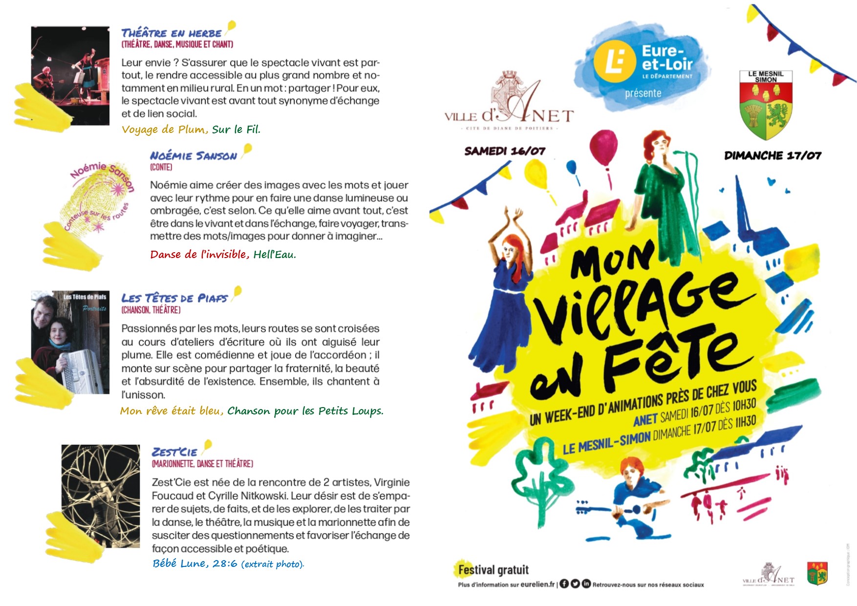 Village en fête - Mairie d'Anet